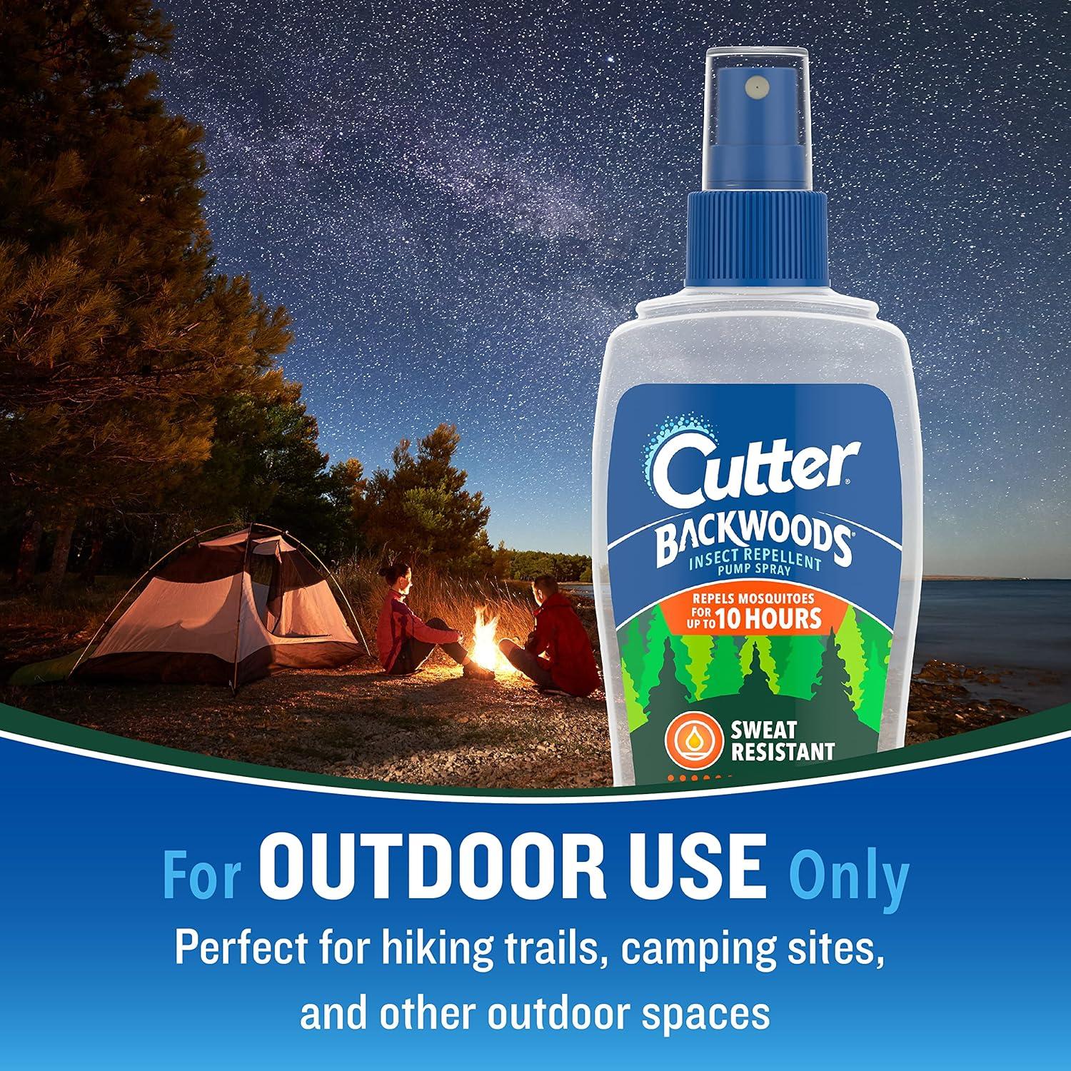 Cutter Insect Repellent Pump Spray, Backwoods, 12 Pack(12 Pack) - Cutter